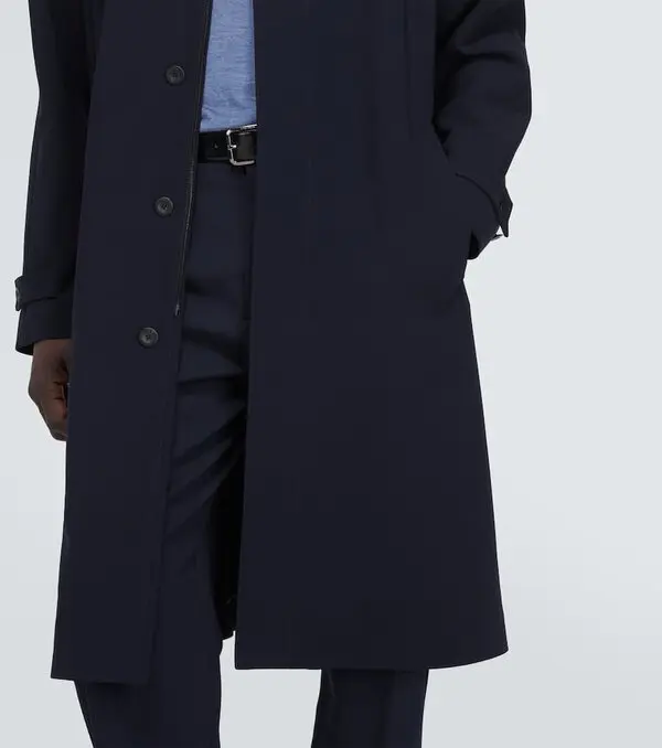 Giorgio Armani Wool-blend Belted Coat
