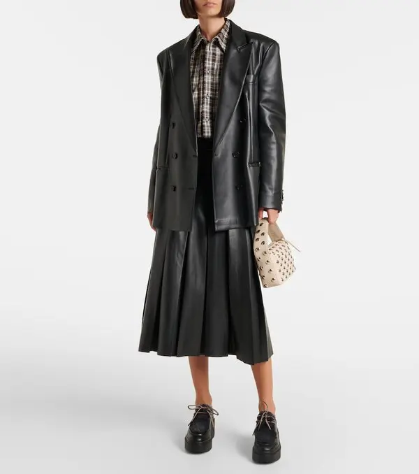 Clergerie Leather Platform Flats
