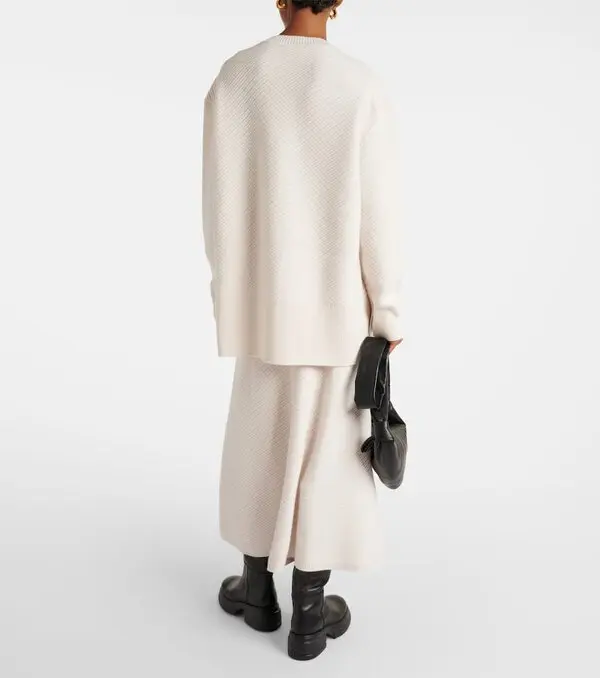 JOSEPH Ribbed-knit Wool-blend Sweater