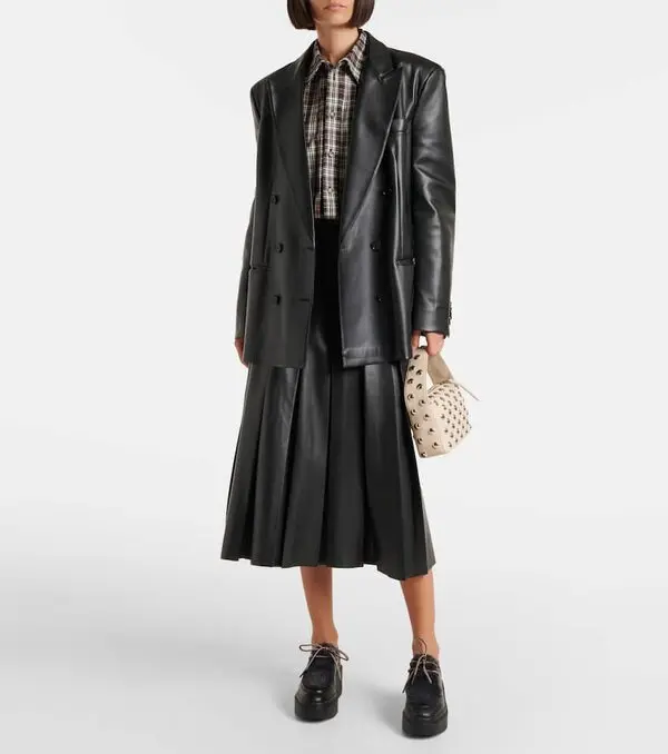 Clergerie Norton Leather Platform Flats