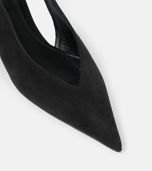 TOTEME Suede Slingback Wedges