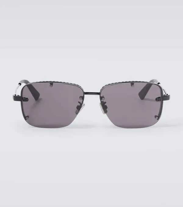 Dior Neodior S4u Rectangular Sunglasses - Black