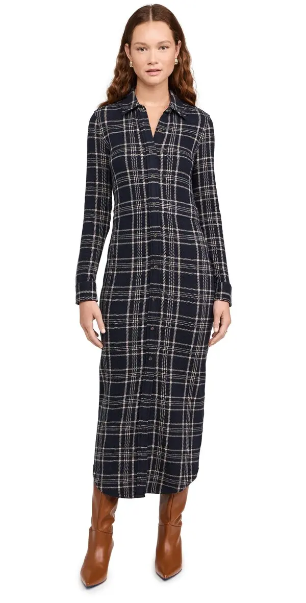 Faherty Brand Legend Plaid Sweater Maxi Dress In Dakota Plaid - 60% Off |  Editorialist