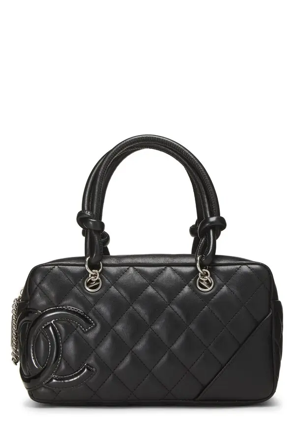 Chanel Lambskin Cambon Bowler Mini