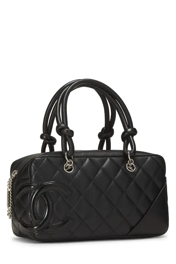 Chanel Lambskin Cambon Bowler Mini
