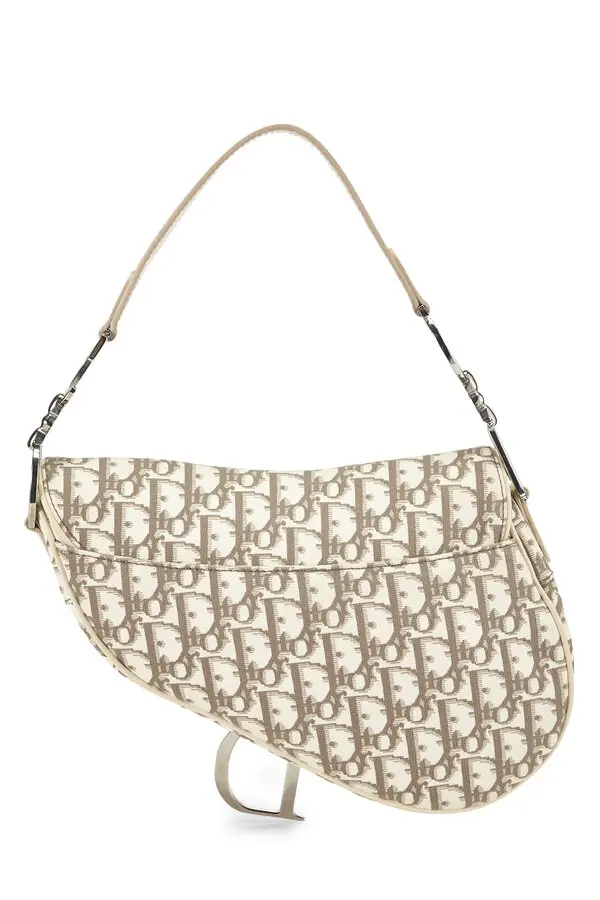 Dior Embroidered Floral Saddle Bag
