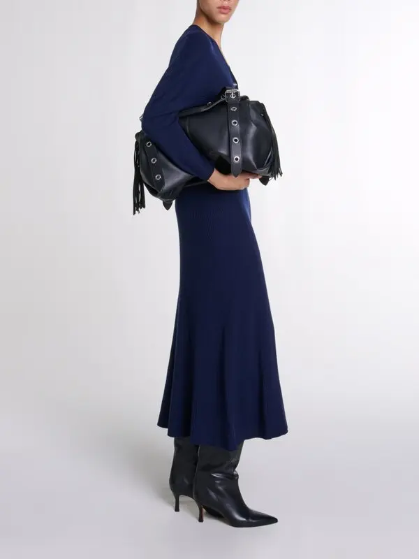 Maje Knit Maxi Dress