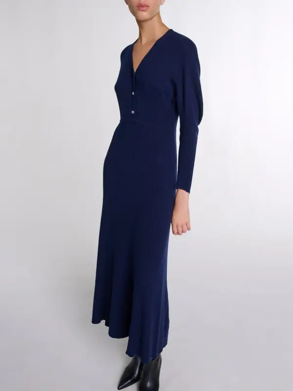 Maje Knit Maxi Dress