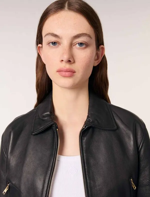 Maje Leather Jacket