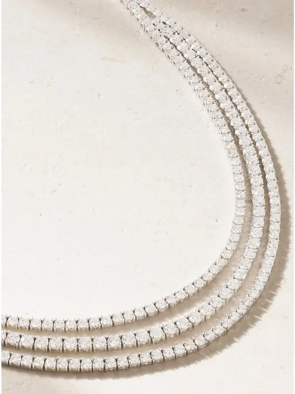 ANITA KO Hepburn 18-karat White Diamond Choker Necklace