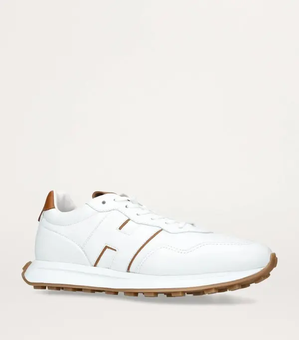 Hogan Leather H641 Allacciato Sneakers - White