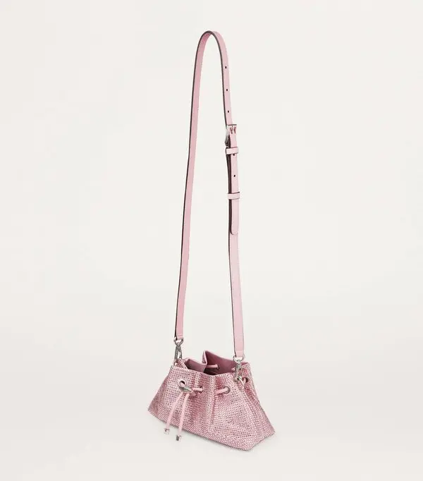 JIMMY CHOO Crystal-embellished Shoulder Bag
