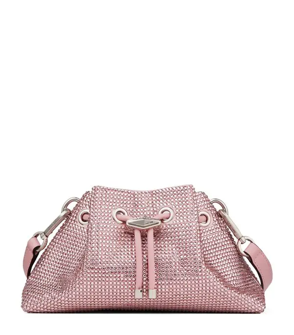 JIMMY CHOO Crystal-embellished Shoulder Bag
