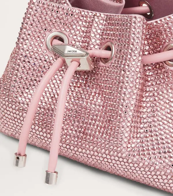 JIMMY CHOO Crystal-embellished Shoulder Bag