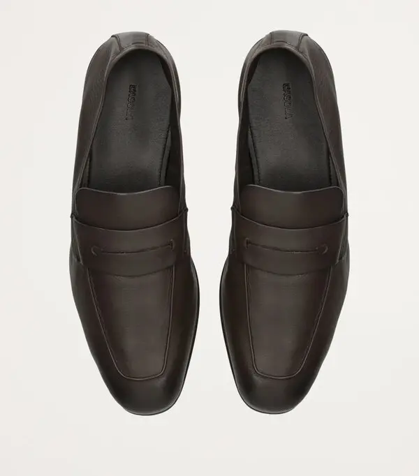 Zegna Leather L'asola Loafers