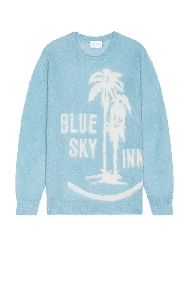 BLUE SKY INN Mohair Sweater With Palms