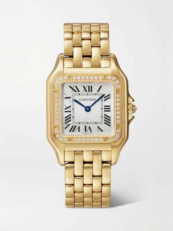Cartier Panthère De Medium Diamond Watch