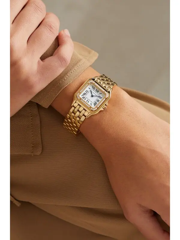 Cartier Panthère De Medium Diamond Watch