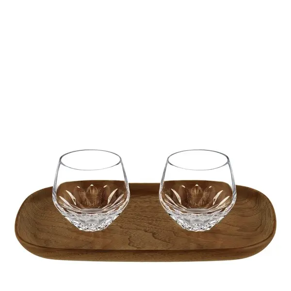 SAINT LOUIS Folia Tumbler And Tray Set