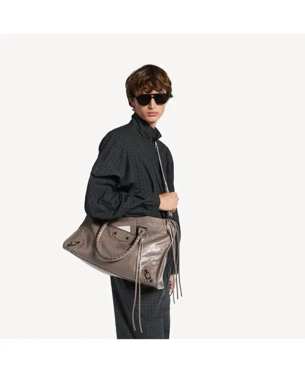 Balenciaga Le City Large Bag - Dark Noix