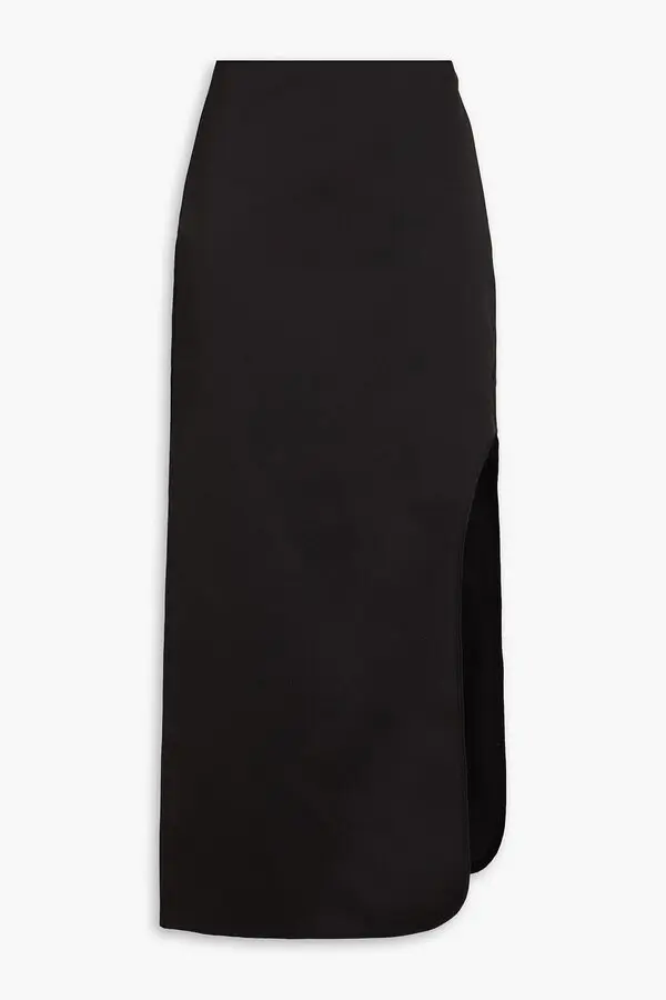 BY MALENE BIRGER Wick Duchesse-satin Midi Skirt