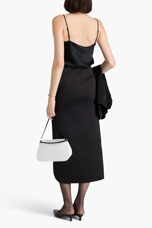 BY MALENE BIRGER Wick Duchesse-satin Midi Skirt
