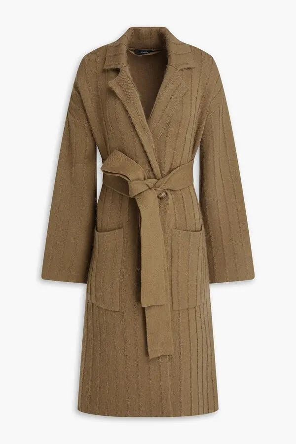 JOSEPH Ribbed Merino Wool-blend Coat
