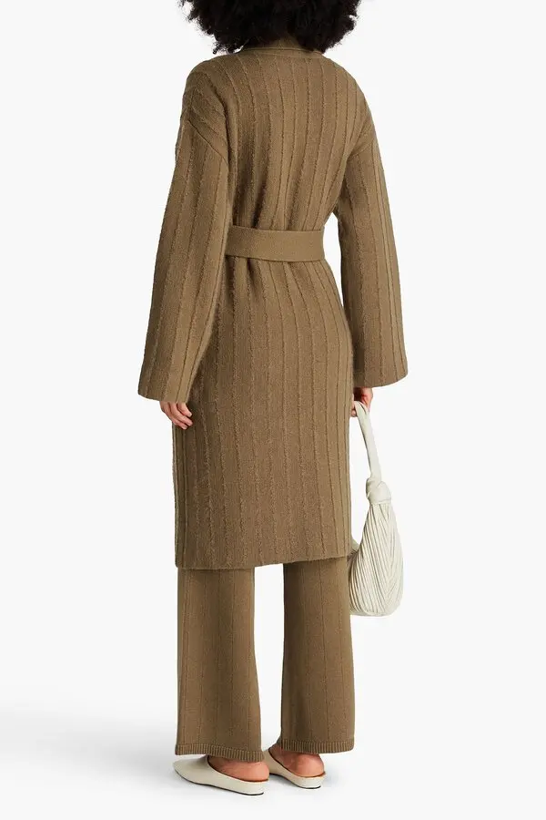 JOSEPH Ribbed Merino Wool-blend Coat