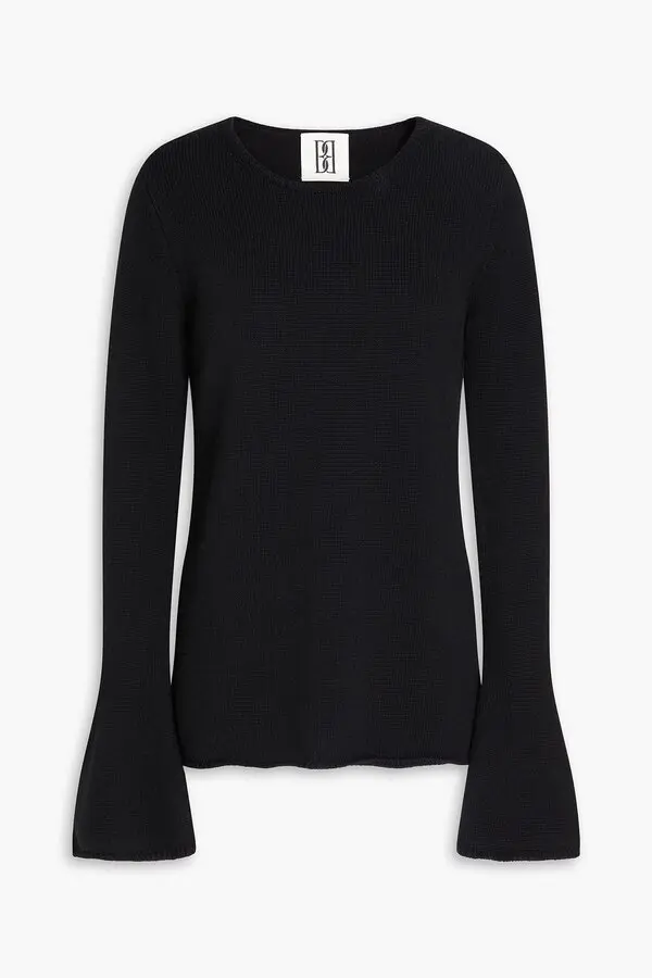 BY MALENE BIRGER Cyrema Wool Sweater - Black