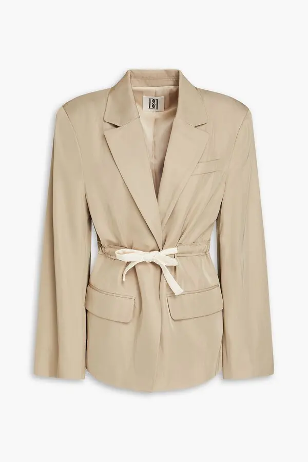 BY MALENE BIRGER Biento Satin-twill Blazer