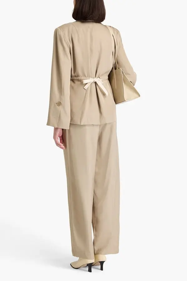 BY MALENE BIRGER Biento Satin-twill Blazer