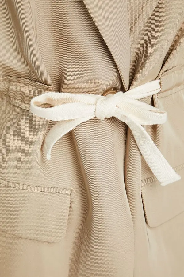 BY MALENE BIRGER Biento Satin-twill Blazer