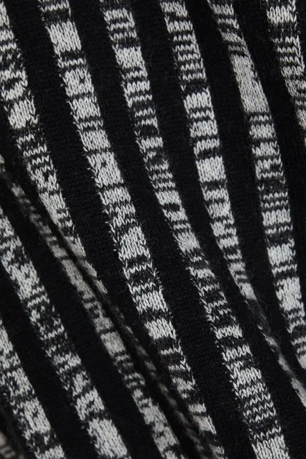 JOSEPH Spacedyed Jacquard-knit Midi Skirt