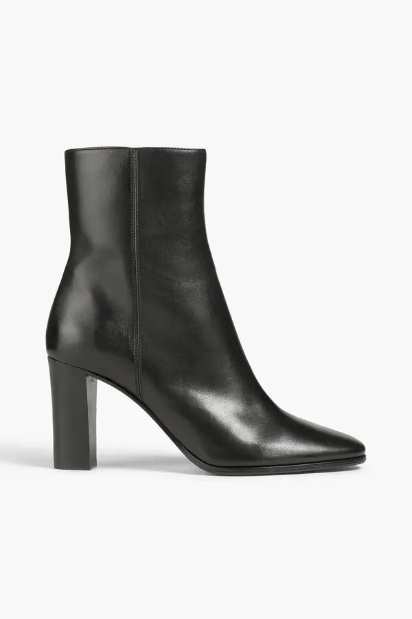 Maje Leather Ankle Boots