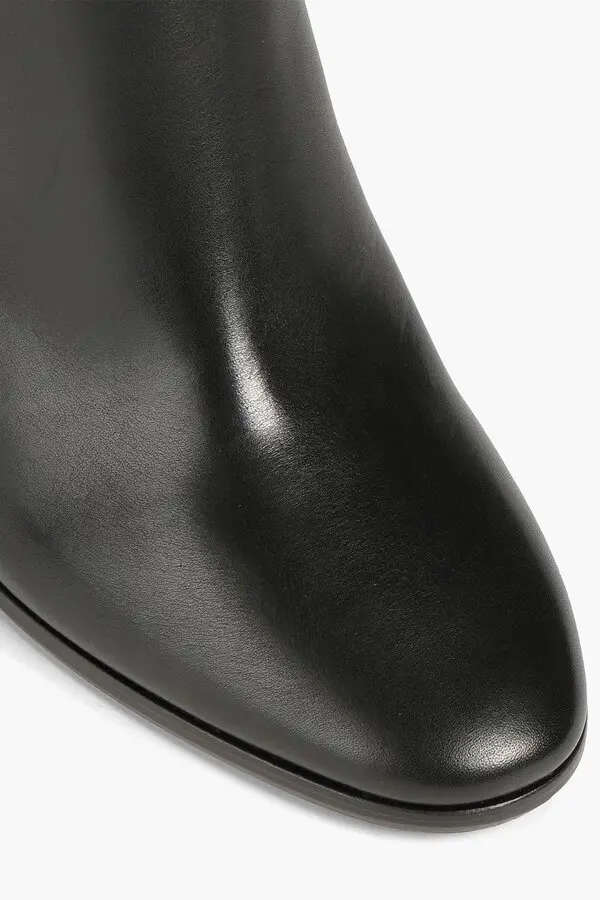Maje Leather Ankle Boots