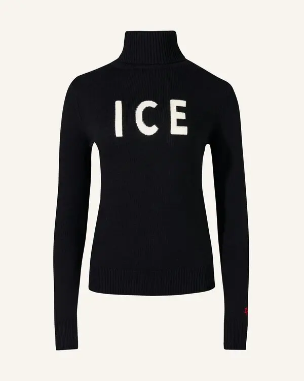 Perfect Moment Ice Turtleneck - Black