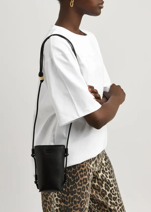 GANNI Leather Cross-body Bag