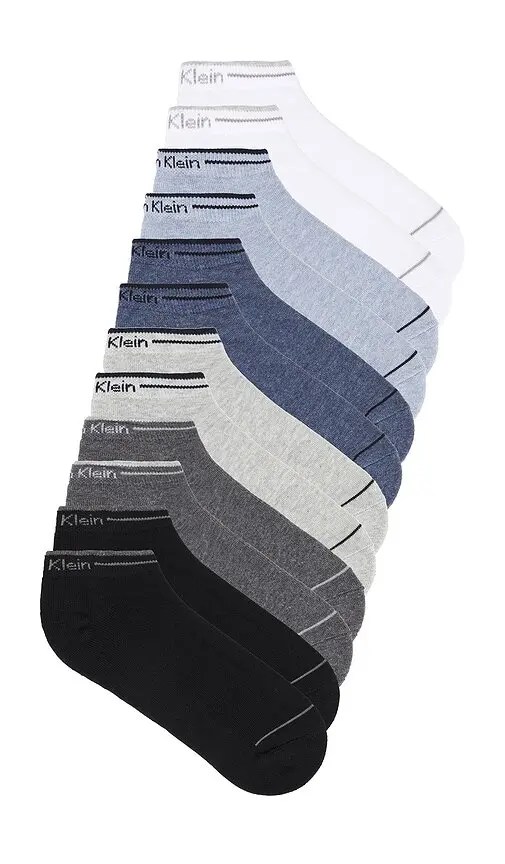Calvin Klein 6 Pack Sport Low Cut Socks