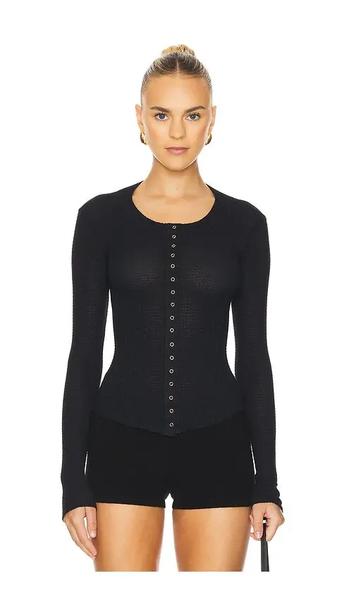 Free People X Intimately Fp Cardigan - Black