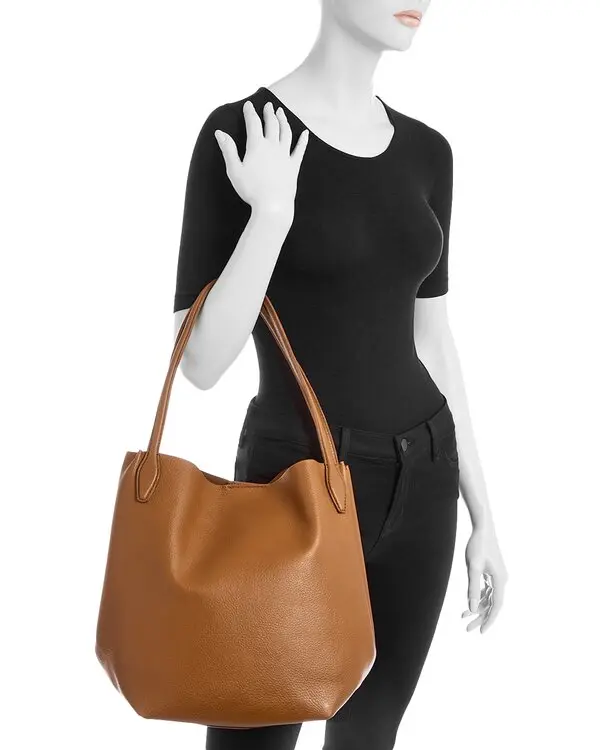 Madewell Shopper Leather Tote - Sepia
