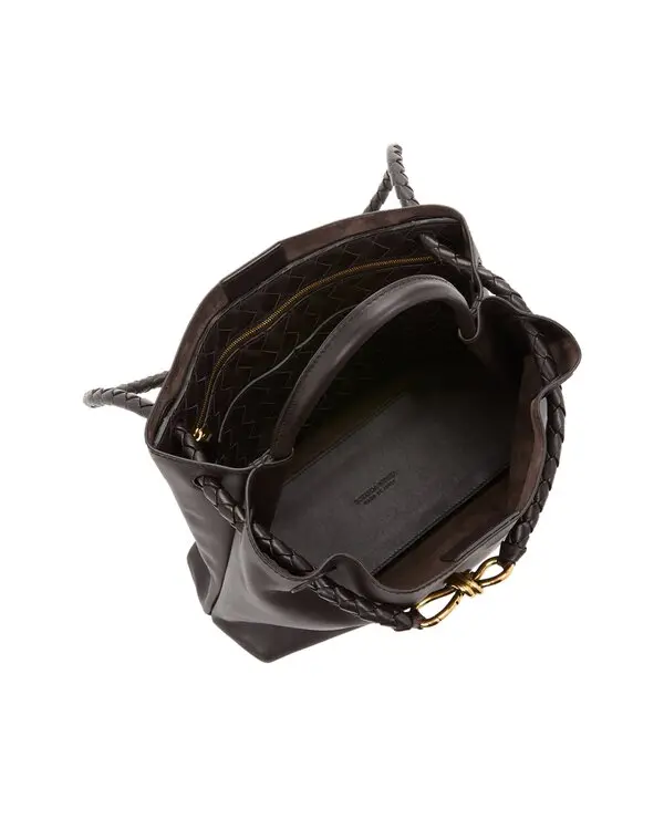 Bottega Veneta Medium Andiamo Top Handle Bag - Fondant/brass