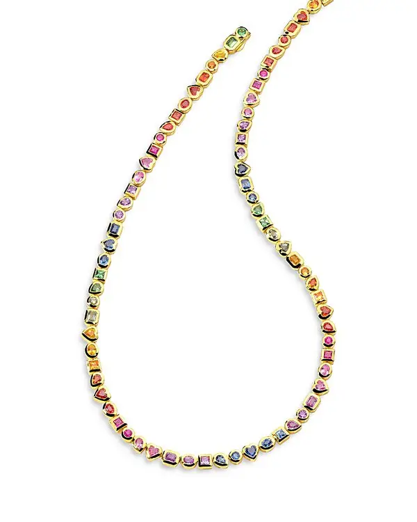 Ippolita 18k Gold Rock Candy Sapphire And Tsavorite Necklace - Multi/gold