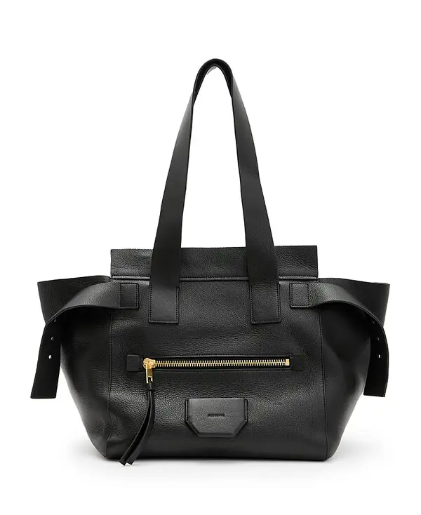 ALLSAINTS Perez Leather Tote - Black
