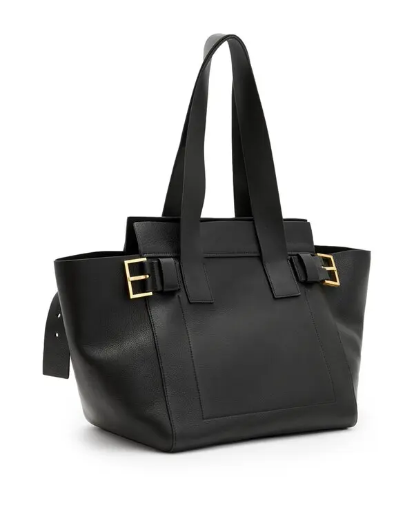 ALLSAINTS Perez Leather Tote - Black