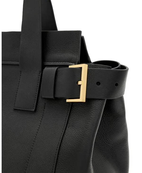 ALLSAINTS Perez Leather Tote - Black