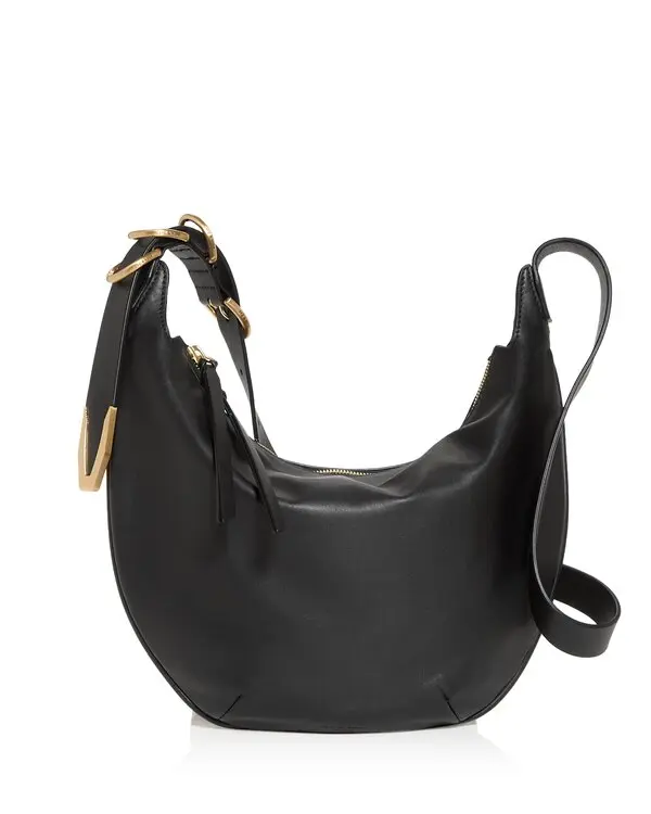 Rag & Bone Spire Leather Hobo Bag - Black