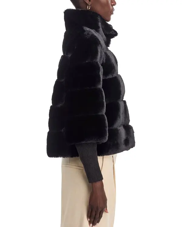 Love Token Faux Fur Jacket