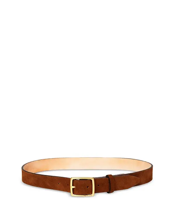 Rag & Bone Boyfriend Belt - Brown Wood
