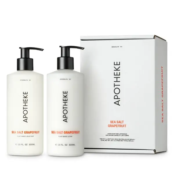 APOTHEKE Sea Salt Grapefruit Liquid Soap And Lotion Duo