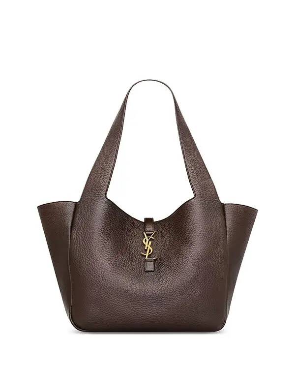 Saint Laurent Le 5 A 7 Bea Grained Leather Bag